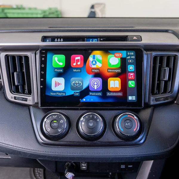 Toyota Rav4 2013-2018 | 9'' Apple Carplay & Android Auto Head Unit Car ...